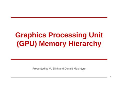 Pdf Graphics Processing Unit Gpu
