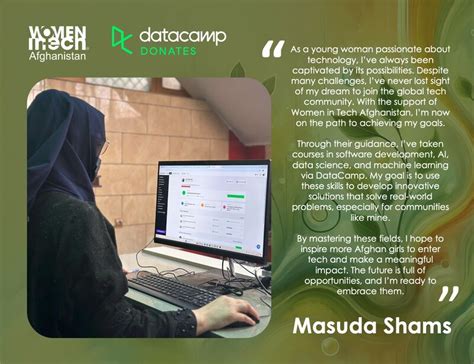 Women In Tech®afghanistan On Linkedin Datascience Ai Softwaredevelopment Womenintech