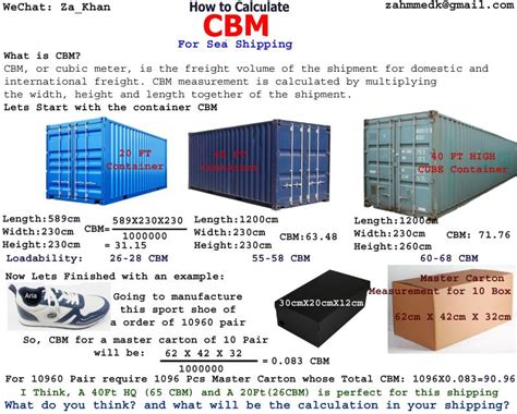How To Calculate Cbm On Shoe Shipping Za Khan