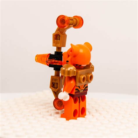 Lego Chima Minifigure Tormak Loc073 70146 Orange Tiger Fire Tribe