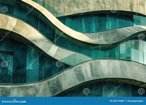 Abstract Patterns Formed By Urban Infrastructure And Architecture Stock