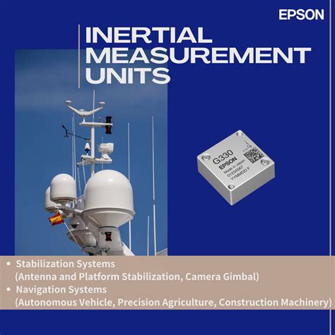 Epson 的慣性測量單元（ Imu ） 實現穩定的天線控制 瑞澤電子股份有限公司 Horustech Electronics