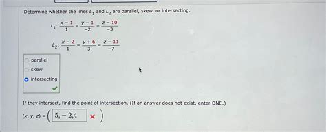 solved determine whether the lines l1 ﻿and l2 ﻿are parallel