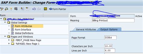 different page formats in single smartform sap community