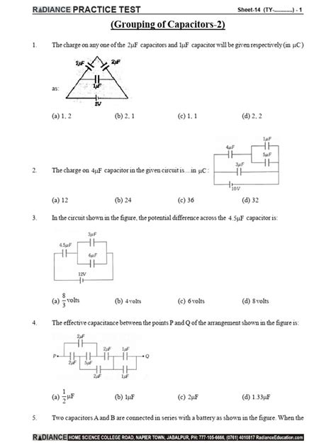 3 Capacitor Pdf Capacitor Voltage
