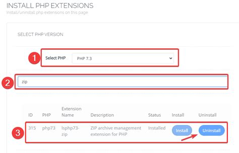 how to install additional php extensions on cyberpanel