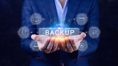 Internet Data Storage Backup Technology Business Concept Cloud Technology Data Storage