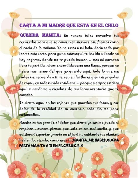 Mensajes Para Mi Madre Enferma