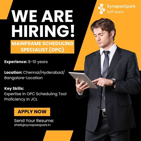 Synapsespark On Linkedin Synapsespark Hiring Mainframescheduling