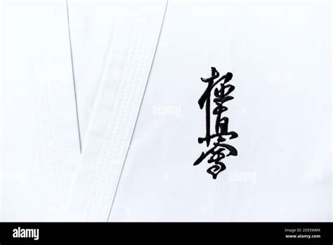 Kyokushinkai Karate Symbol On Cotton Background Kyokushin Is A Style