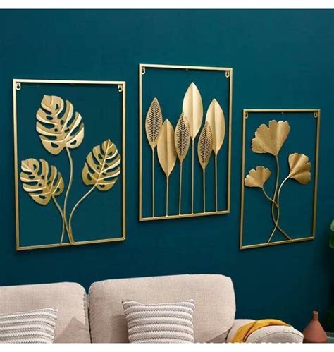 골드 벽장식 행운의 나뭇잎 월행잉 엔틱 철제인테리어 고급장식품 거실 그림 티몬