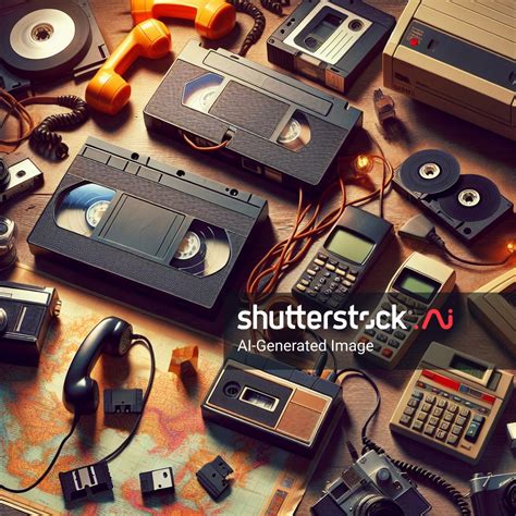 Nostalgic Technology Vhs Tapes Floppy Disks Ai Generated Image 2527007307 Shutterstock