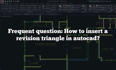 Frequent Question How To Insert A Revision Triangle In Autocad Caddikt
