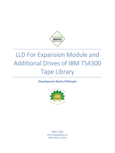 Dbe Ts4300 Tape Library Expansion And Ibm Sp Upgrade Lld Final2 Pdf