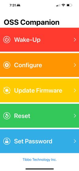 OSS On Site Close Range Management Tibbo Docs