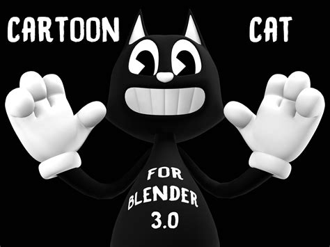 Dl Cartoon Cat For Blender 3 0 By Ocsda On Deviantart