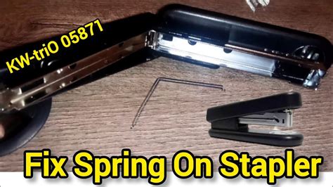 Fix Spring On Stapler Kw Trio 05871 Stapler Machine Repair Assembling