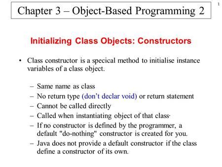 Week 4 Object Based Programming 2 Classes And Objects A Deeper Look