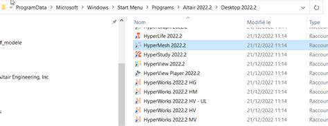 Where Is Hypermesh Hyperview And Hypergraph Legacy Interface In 20222 On Windows Platforms