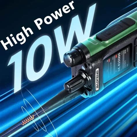 Baofeng Uv 32 Walkie Talkie Gps 10w Bluetooth App Programming Recording Am Fm Noaa Type C