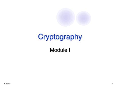 Ppt Cryptography Module Cryptographic Protocols And Techniques