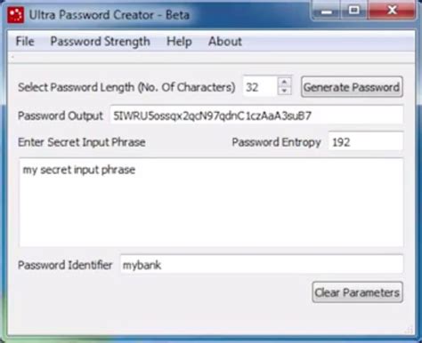 download ultra password creator v1 0 beta freeware afterdawn