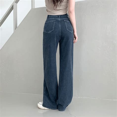 멍게 하이웨스트 일자 와이드 청바지 [원피스 하객룩 자켓 캠퍼스룩 축제 썸머데님 피크닉]