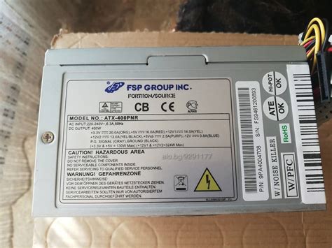 Компютърно захранване 400w Fortron Atx 400pnr 120mm Fan Компютърно захранване Компютърни
