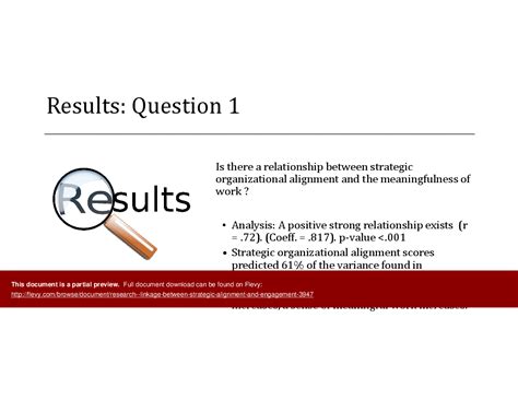 Research Linkage Between Strategic Alignment And Engagement Ppt Slide Deck