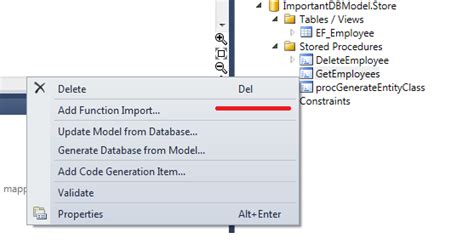 Entityframework In C Part2 Calling Ms Sql Storedprocedure
