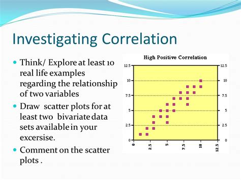 Bivariate Data Sets Examples