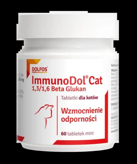 დოლფოსი იმუნიტეტის გასაძლიერებელი ვიტამინები კატებისთვის 60 მინი ტაბლეტი მაქსი ზოომაღაზია და