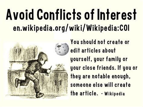 Wikipedia Lesson Avoid Conflicts Of Interest Wikipedia Le Flickr