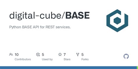 GitHub Digital Cube BASE Python BASE API For REST Services