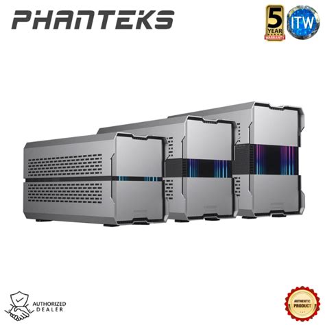 Phanteks Evolv Shift XT Aluminum Steel Tempered Glass Mini ITX Computer Case Silver
