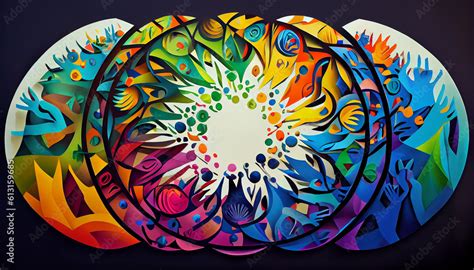 Power Of Inclusivity Thought Provoking Artwork Celebrating Diversity
