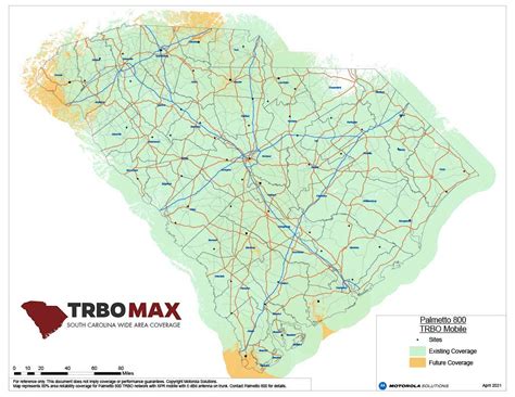 South Carolina Wide Area Coverage Maps TRBOMAX Com
