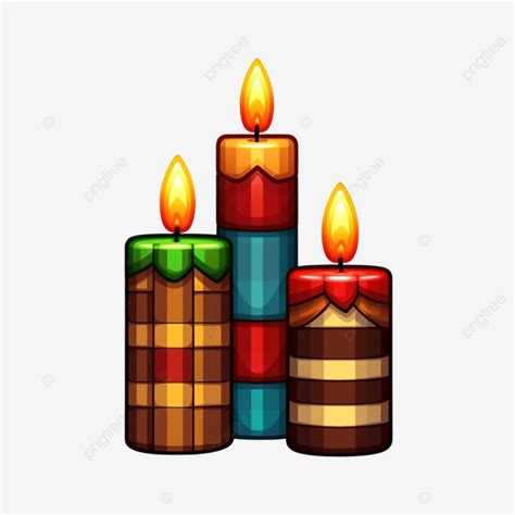 픽셀 아트 크리스마스 양초 크리스마스 장식 비트 게임 아이템 크리스마스 나무 크리스마스 테이블 크리스마스 소나무 Png 일러스트 및 이미지 에 대한 무료 다운로드