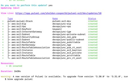Pulumi Aws Example Creating Vpc Subnets Ec2 Bastion Host