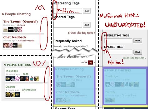 Malformed Html Causes Chat Ads To Display Incorrectly On Meta Stack