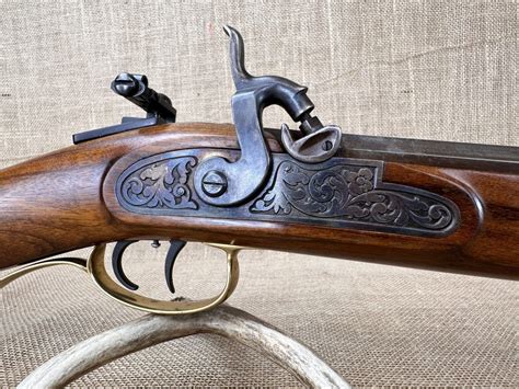 Vintage 1987 Investarm Hawken 58 Caliber Rifle 28 W Lyman Front