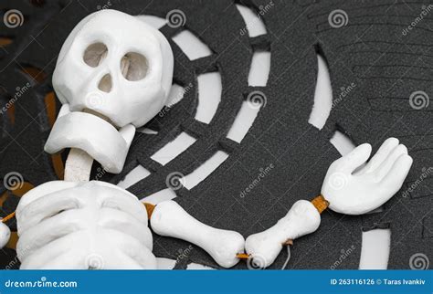 A Skeleton Doll Made For A Performance In A Puppet Theater Vertep