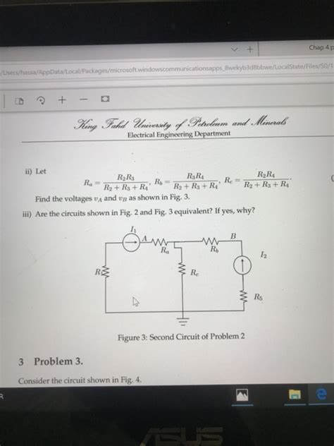 Solved 5 Problem 5 Consider The Circuit Shown In Fig 6