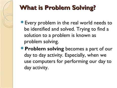 Problem Solving Using Computer PPT Problem Solving Using Computer PPT