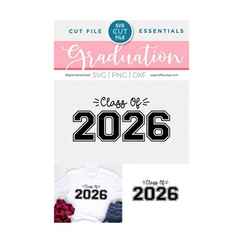 Class Of 2026 Svg Cute 2026 Grad Svg 2026 Graduation Svg Inspire Uplift