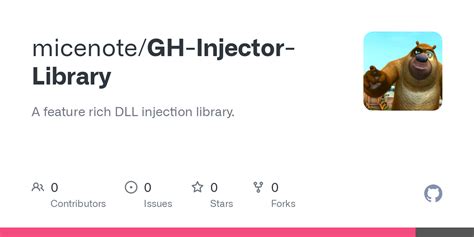 GitHub Micenote GH Injector Library A Feature Rich DLL Injection Library