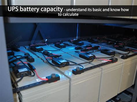 UPS Battery Capacity Understand Its Basic And Know How To Calculate TYCORUN ENERGY