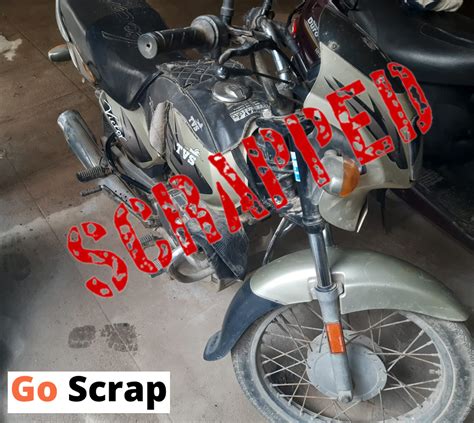Go Scrap Scrap Vehicle 2 Wheeler Scrap Old Trash Car