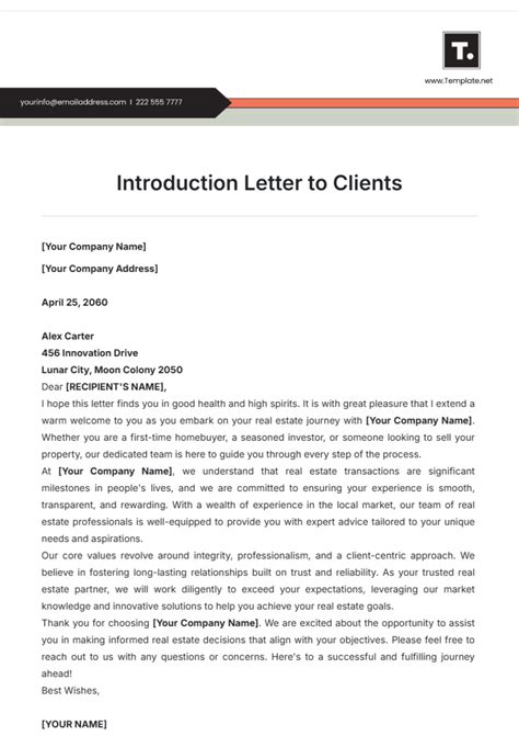 Free Visa Application Introduction Letter Template To Edit Online