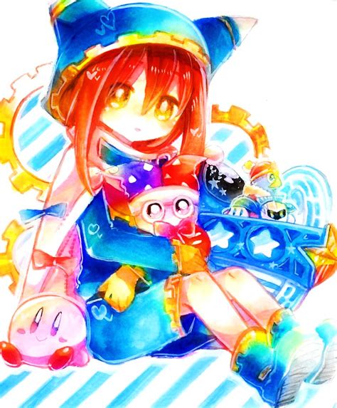 Kirby Meta Knight King Dedede Magolor And Marx Kirby Drawn By